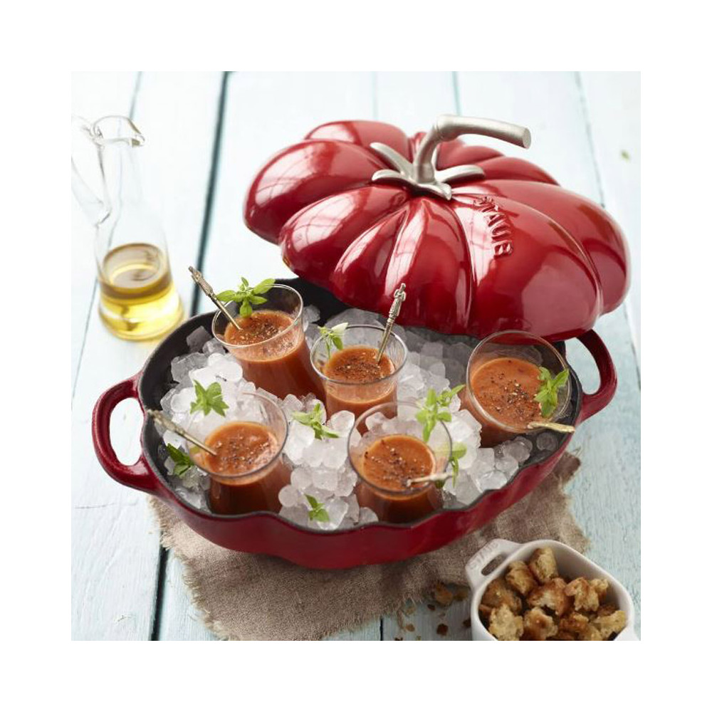 Cocotte tomate STAUB 25cm