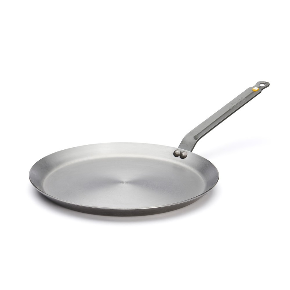 Poêle à crêpes DE BUYER Mineral B en acier - 3 tailles