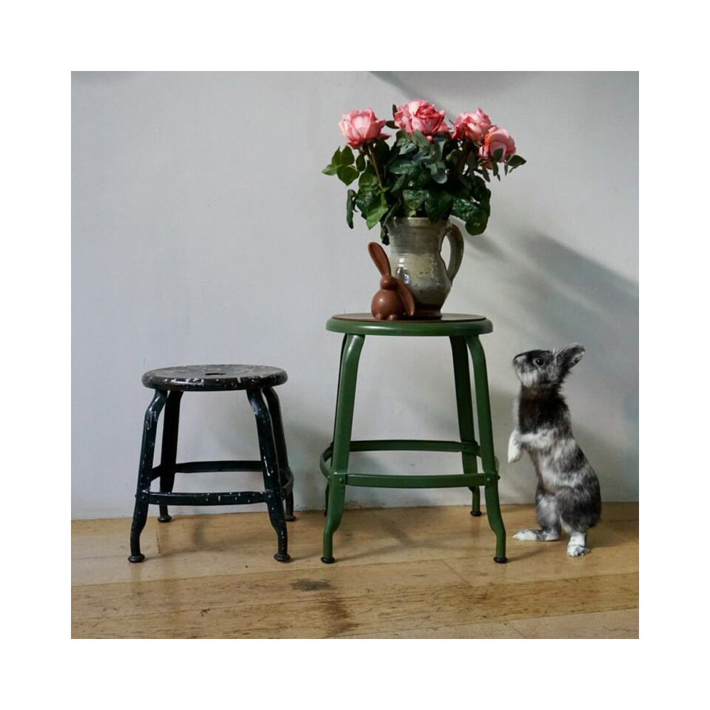 Tabouret NICOLLE métal usage intérieur - 5 hauteurs 8 coloris