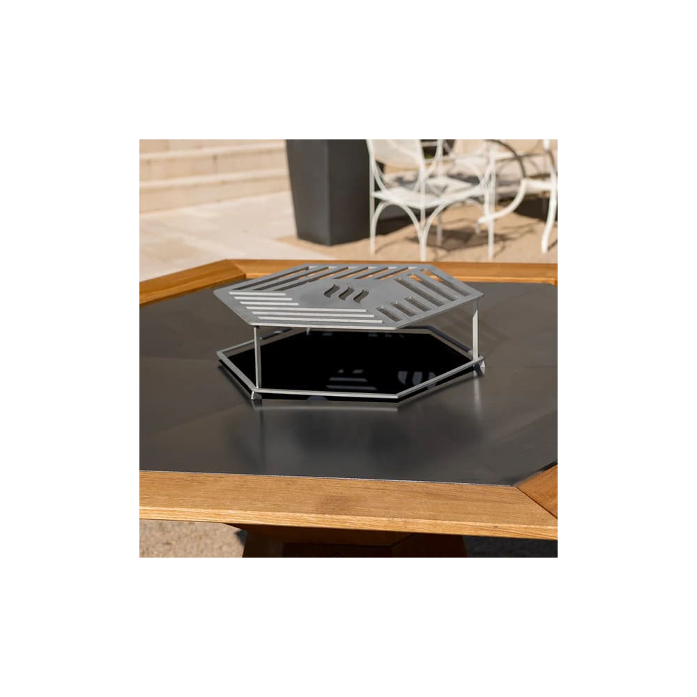 Grille HEXAGONE pour brasero plancha Festin 105cm