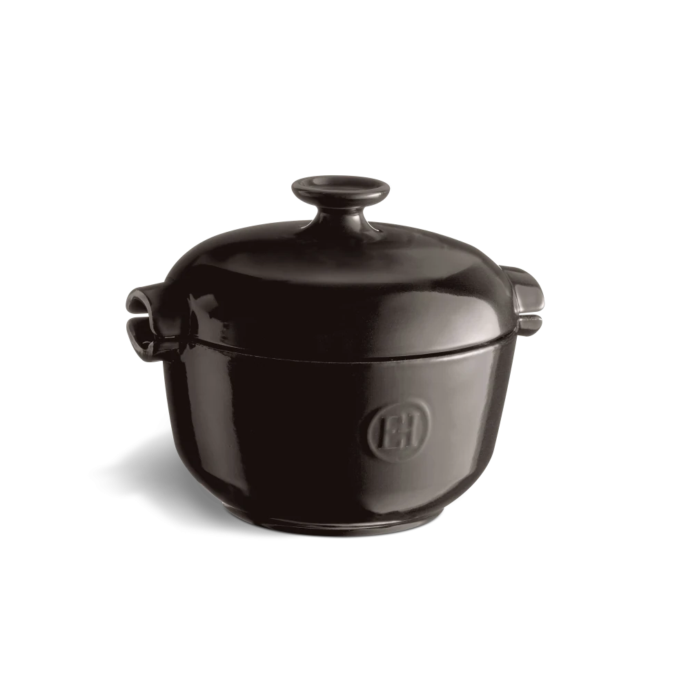 Cocotte faitout à riz en céramique Emile Henry Fusain