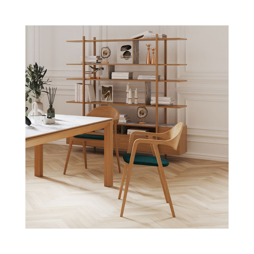 Chaise Eden Dasras bois chêne noyer ou frêne - 19 finitions