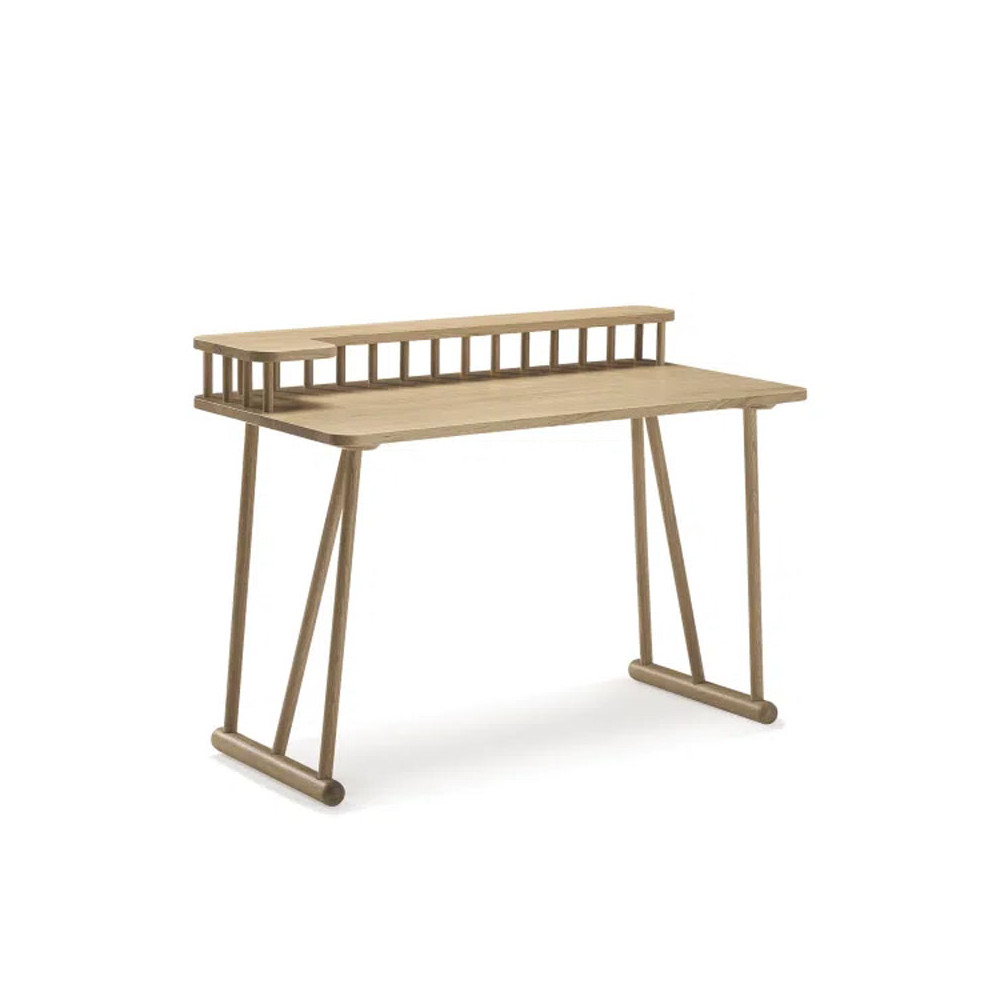 Bureau Odesk Dasras bois chêne ou noyer - 10 finitions 4 dimensions