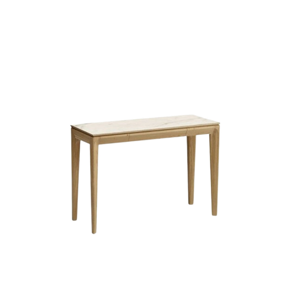 Console extensible Buzz Dasras céramique bois chêne ou noyer - 10 finitions 4 tailles