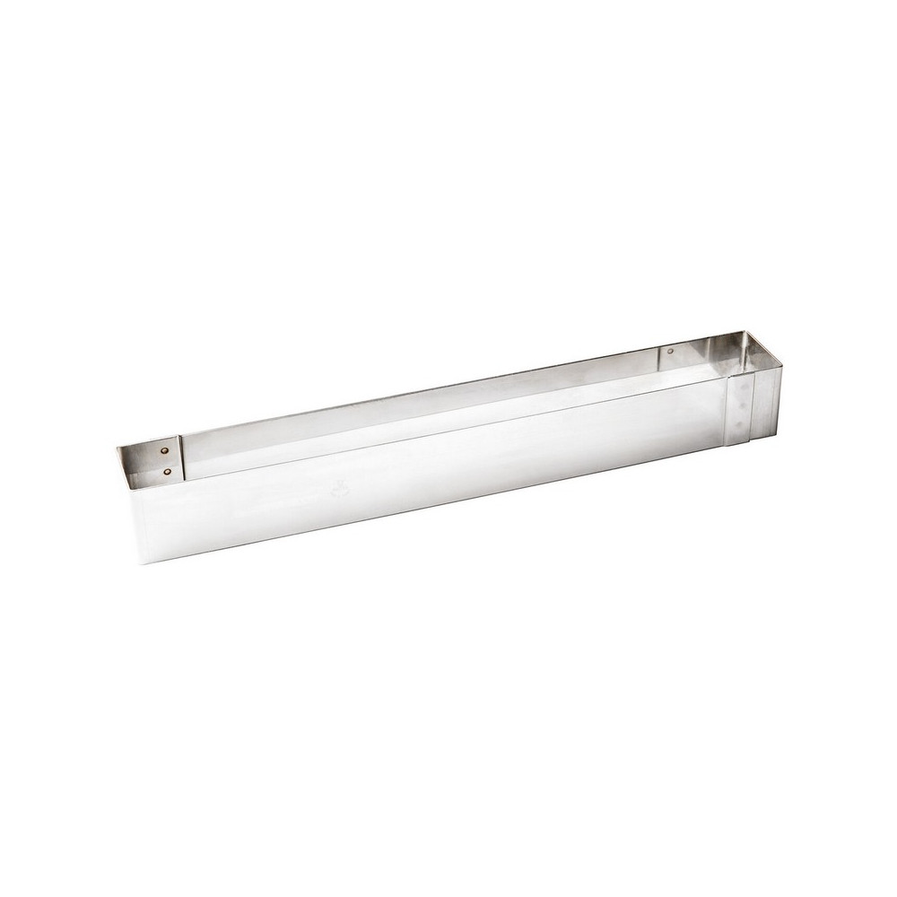 Cadre à bûche MATFER carré en inox 57x7x7cm