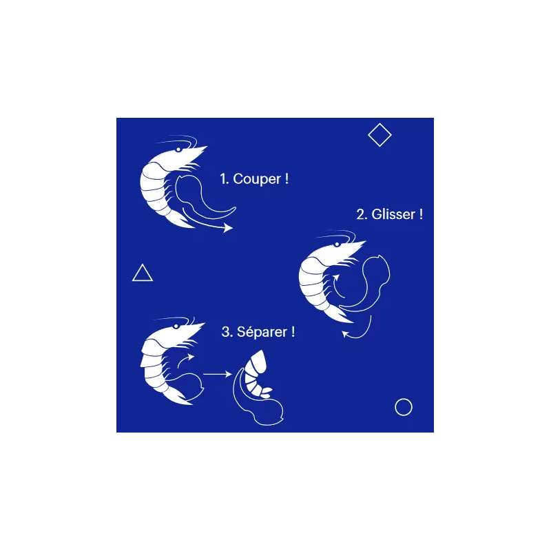 Décortiqueur de crevettes EKEN Le Nautil - 3 coloris